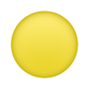Yellow Circle icon in Emoji Style