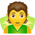 Fairy Emoji icon in Emoji Style
