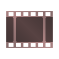 Film Frames icon in Emoji Style
