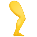 Leg Emoji icon in Emoji Style
