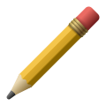Pencil icon in Emoji Style