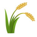 Sheaf Of Rice icon in Emoji Style