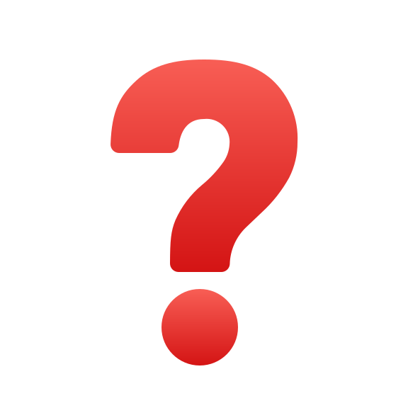 Question Marks And Down Arrow Emoji