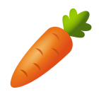 Carrot icon in Emoji Style