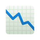 Chart Decreasing icon in Emoji Style
