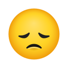 Disappointed Face icon in Emoji Style