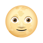 Full Moon Face icon in Emoji Style