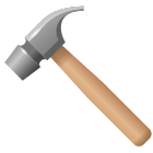 Hammer icon in Emoji Style