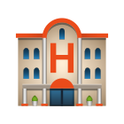 Hotel icon in Emoji Style