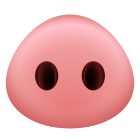 Pig Nose icon in Emoji Style
