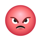 Pouting Face icon in Emoji Style