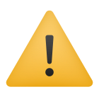 Warning icon in Emoji Style