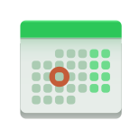 Calendar icon in Emoji Style