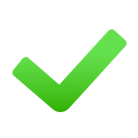 Check Mark icon in Emoji Style