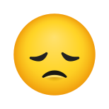 Disappointed Face icon in Emoji Style
