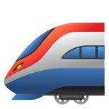 High Speed Train icon in Emoji Style
