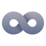 Infinity icon in Emoji Style