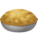Pie Emoji icon in Emoji Style
