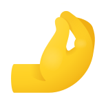 Pinched Fingers icon in Emoji Style