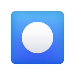 Record Button icon in Emoji Style