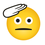 Saluting Face icon in Emoji Style