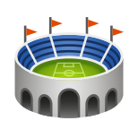Stadium icon in Emoji Style