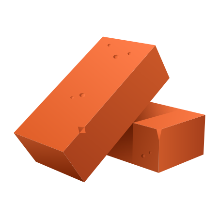 Brick icon in Emoji Style