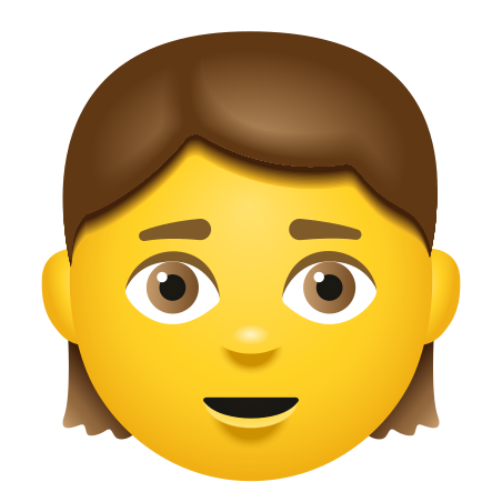 Child icon in Emoji Style