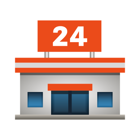 Convenience Store icon in Emoji Style