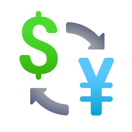 Currency Exchange icon in Emoji Style