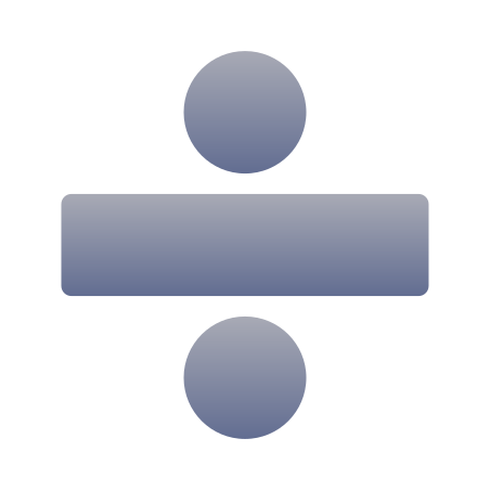 Divide icon in Emoji Style