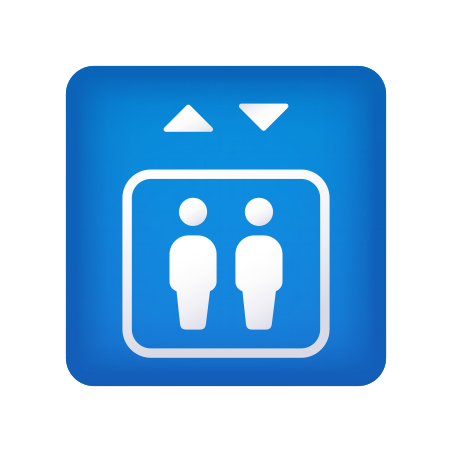 Elevator Emoji icon in Emoji Style