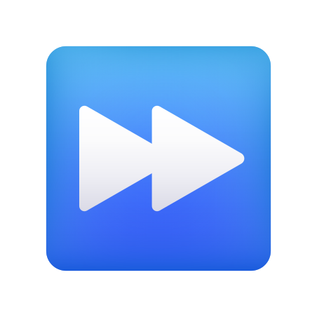 Fast-forward Button icon in Emoji Style