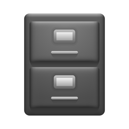 File Cabinet icon in Emoji Style