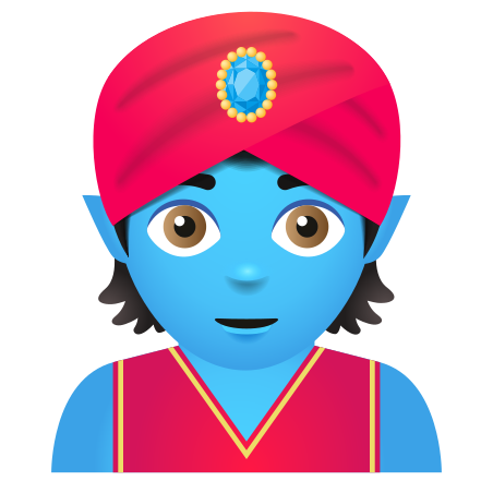 Genie Emoji icon in Emoji Style