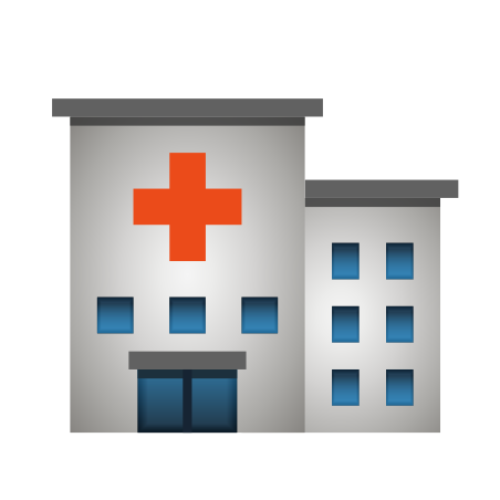 Hospital icon in Emoji Style