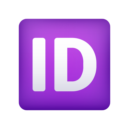 ID Button icon in Emoji Style
