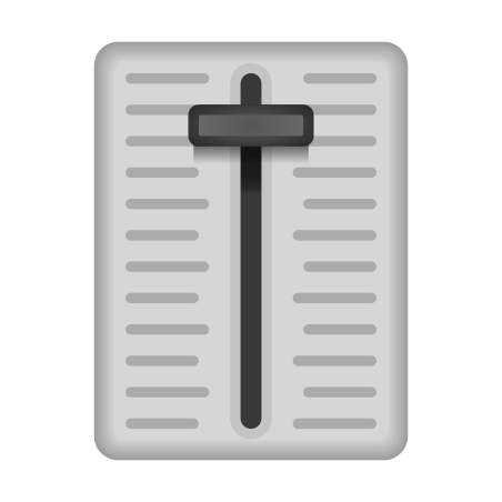 Level Slider icon in Emoji Style