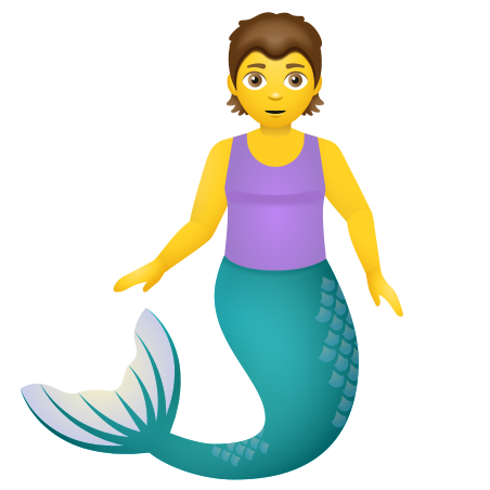 Merperson icon in Emoji Style