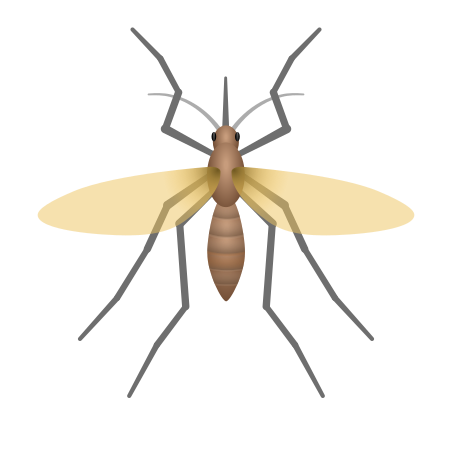 Mosquito icon in Emoji Style