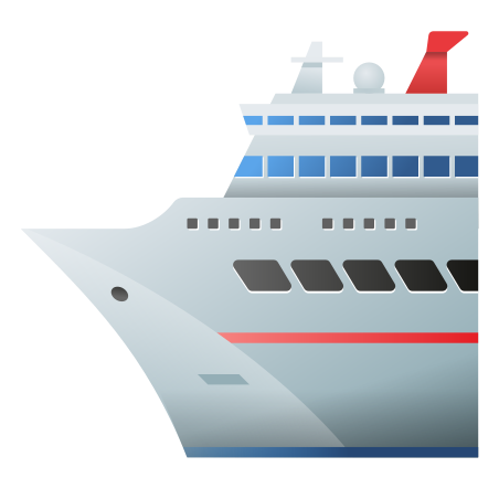 Passenger Ship icon in Emoji Style