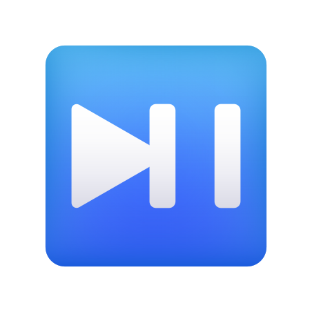 Play Or Pause Button icon in Emoji Style