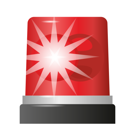 Police Car Light icon in Emoji Style