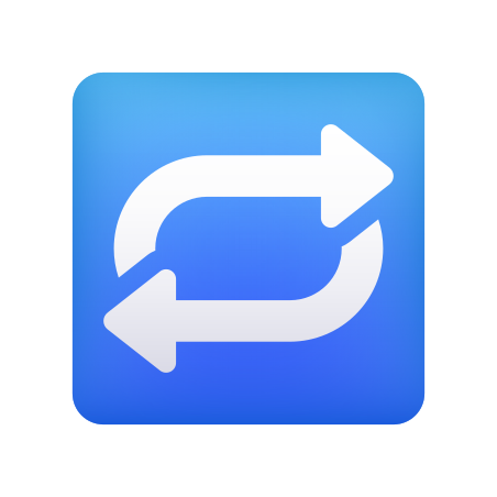 Repeat Button icon in Emoji Style