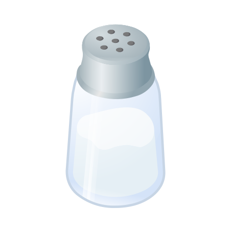 Salt icon in Emoji Style