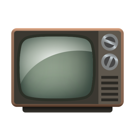 Television icon in Emoji Style