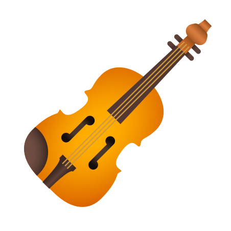 Violin icon in Emoji Style