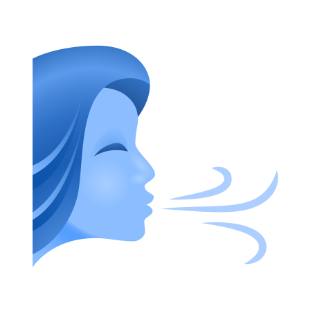 Wind Face icon in Emoji Style