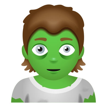 Zombie Emoji icon in Emoji Style