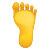 Foot Emoji icon in Emoji Style